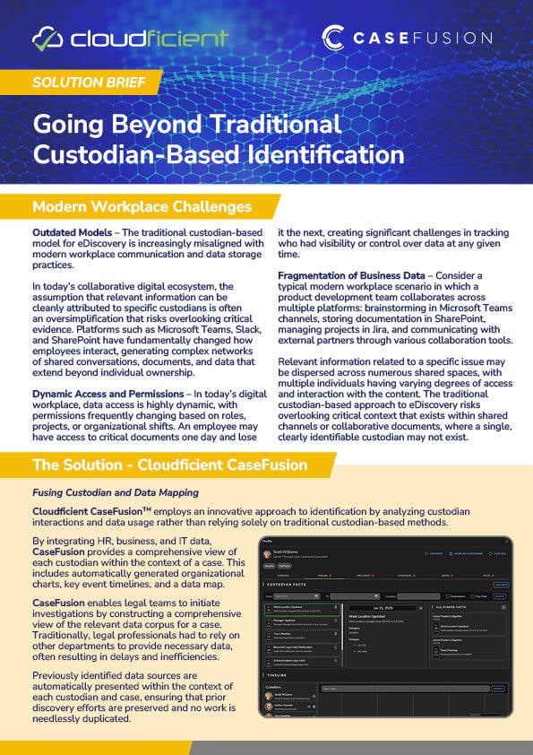 Integrated Custodian Management Solution Brief | Resources | Cloudficient